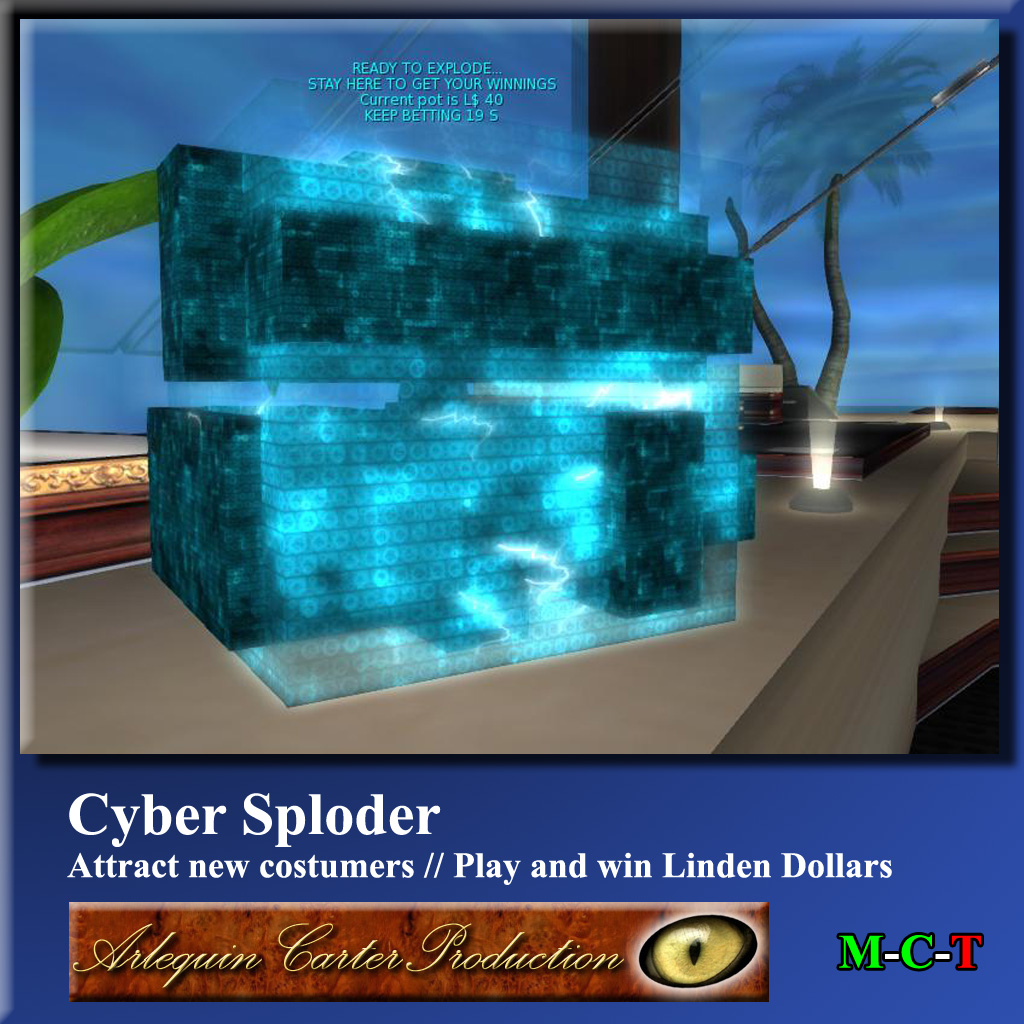 Cyber Sploder Avalanche - SecondLife Arlequin Carter Production