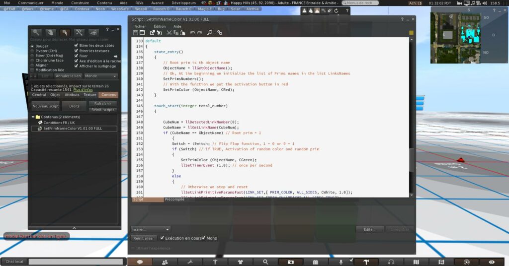 Archives des Script et programmation - SecondLife Arlequin Carter ...